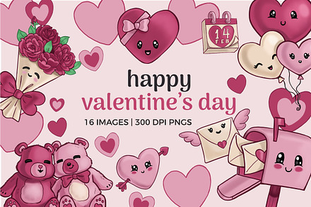 Love clipart, Valentine's day art | Illustrations ~ Creative Market
