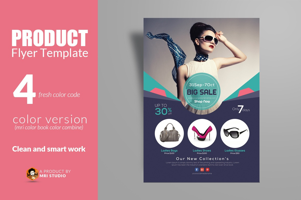 Product Flyer Template, a Flyer Template by MRI STUDIO