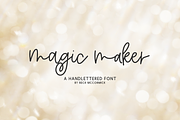 Magic Maker Script, a Script Font by Beck McCormick | Creative Market