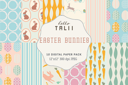 Autumn Tiles Digital Paper, a Pattern Graphic by Hello Talii