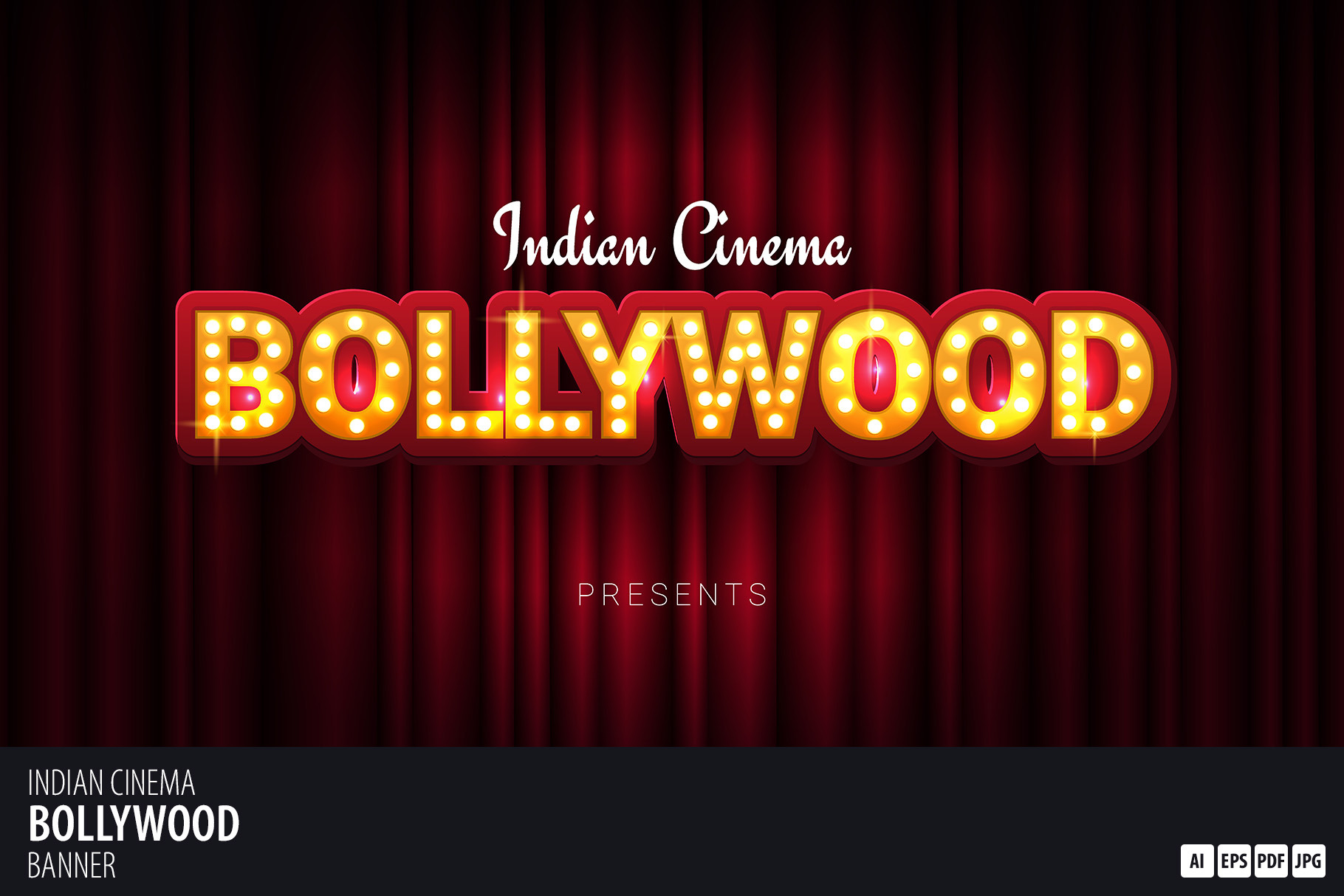 Bollywood Banner for Indian Cinema, a Work Illustration by Leo Edition