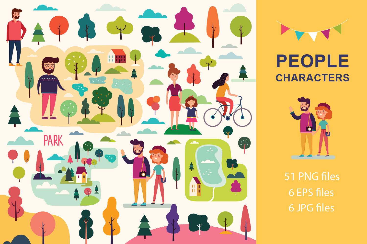 People Characters collection, a Person Illustration by MoleskoStudio