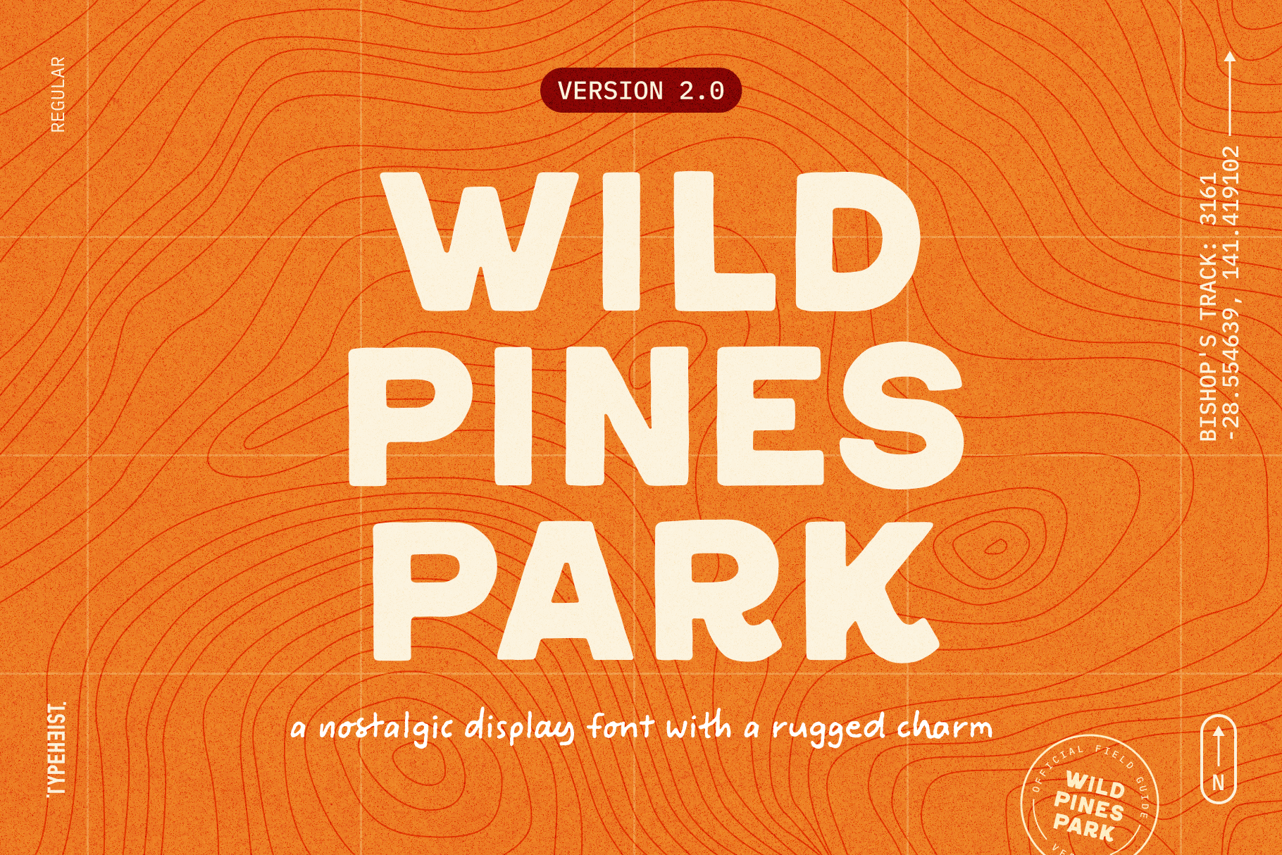 Wild Pines Park National Park Font