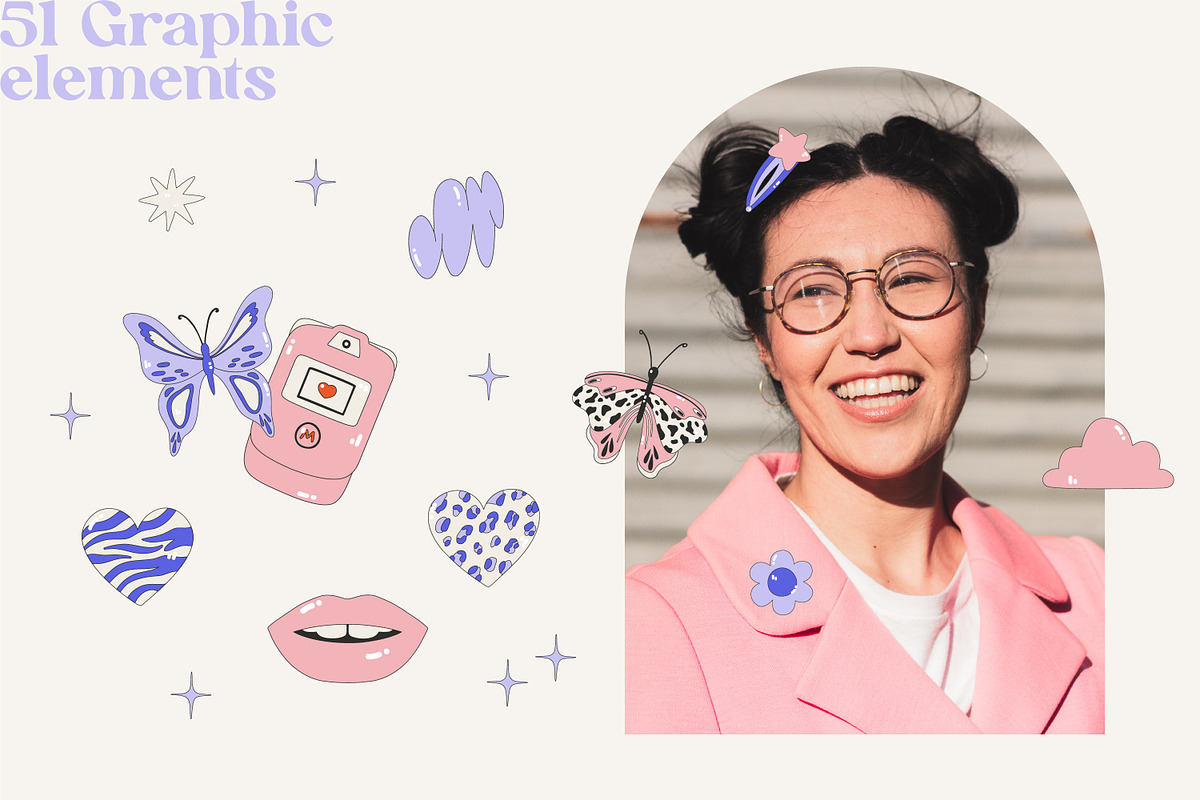 Nostalgia 00s | Graphics & patterns