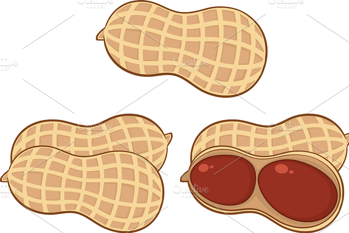 Cartoon Peanuts Collection, a Food Illustration by HitToon