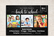 Back to School Mini Session Template, a Card Template by Designscozy