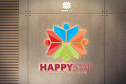 Happy Star Logo, a Branding & Logo Template by essegraphic