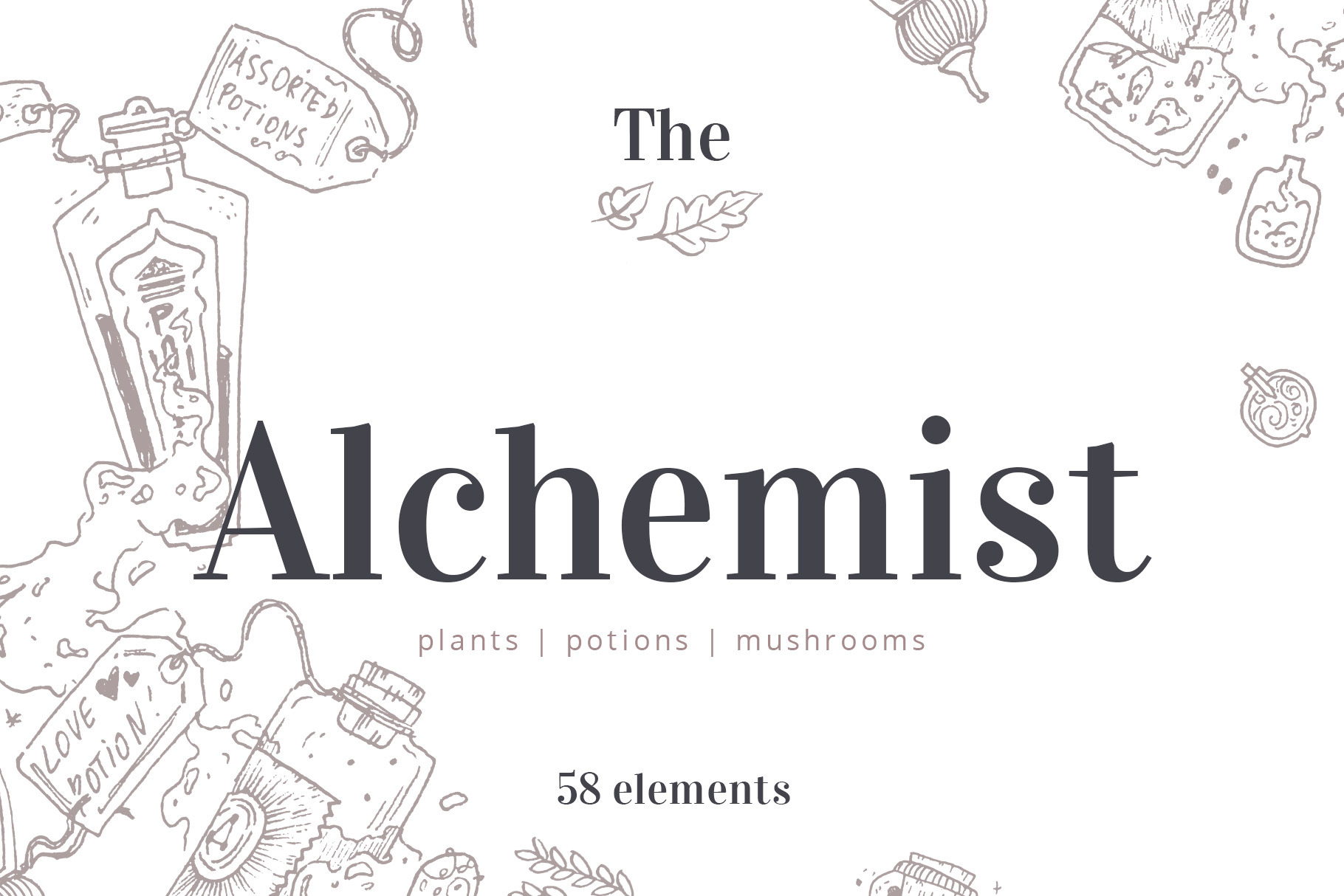 The Alchemist Design Kit, an Illustration by Folkheart