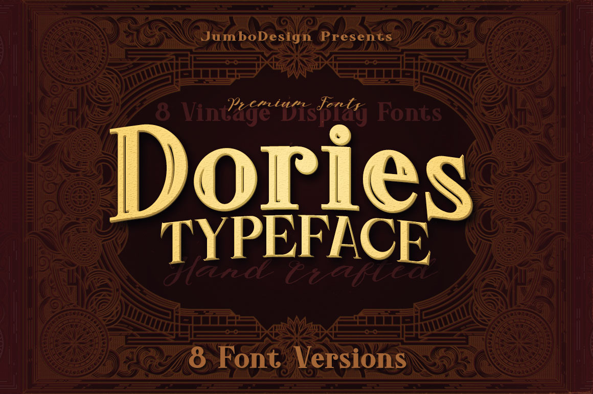 Dories - Display Font, a Serif Font by JumboDesign