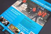 PUBLIC WORKS Flyer, a Flyer Template by graphicforest