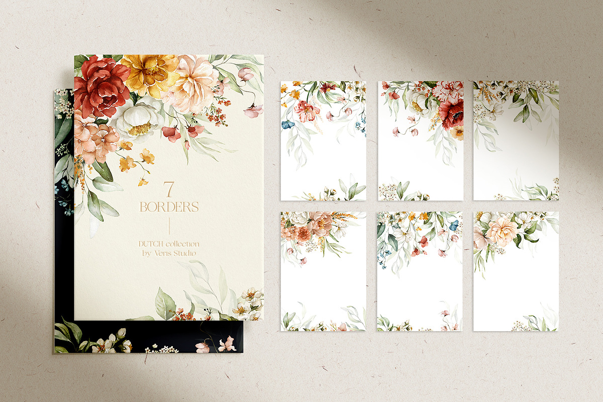 Dutch - Watercolor Floral Alphabet, a Decorative Illustration by Veris ...