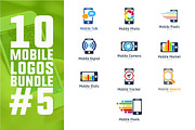 10 Mobile Logo Bundle #5, a Branding & Logo Template by PutraCetol Studio