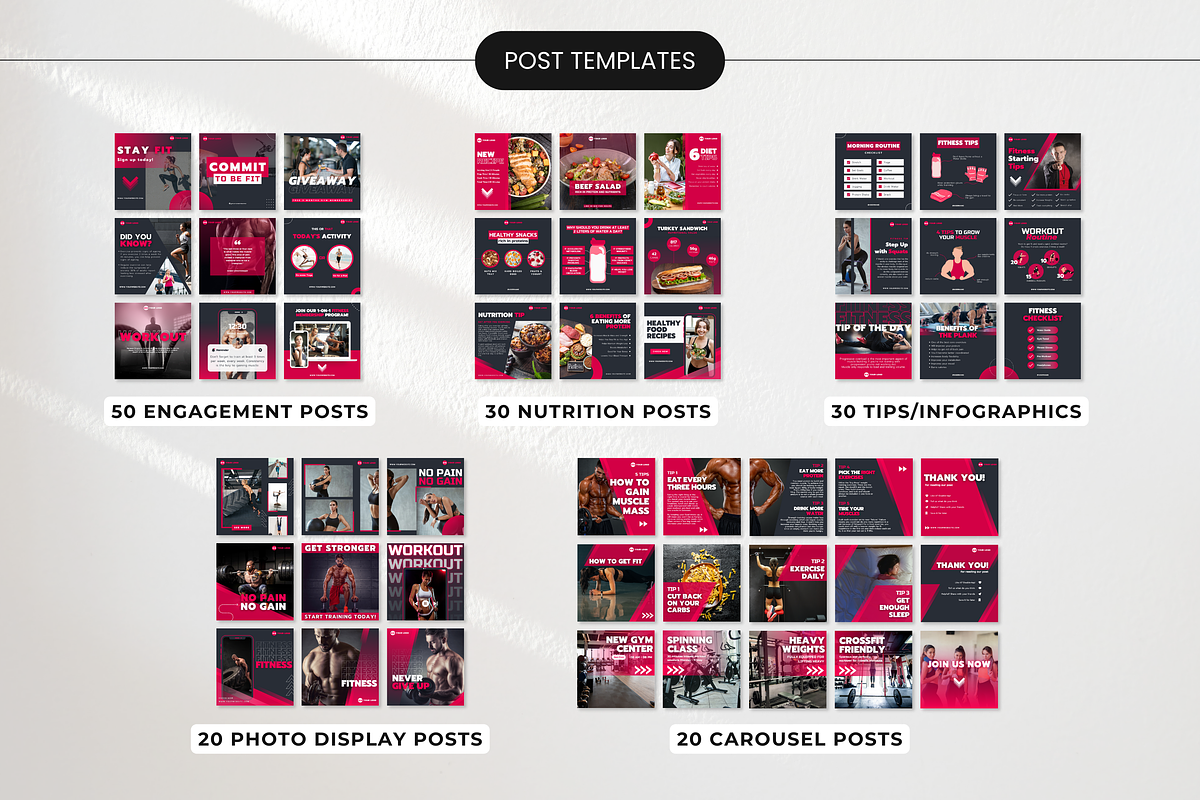 Fitness Coach Social Media Bundle