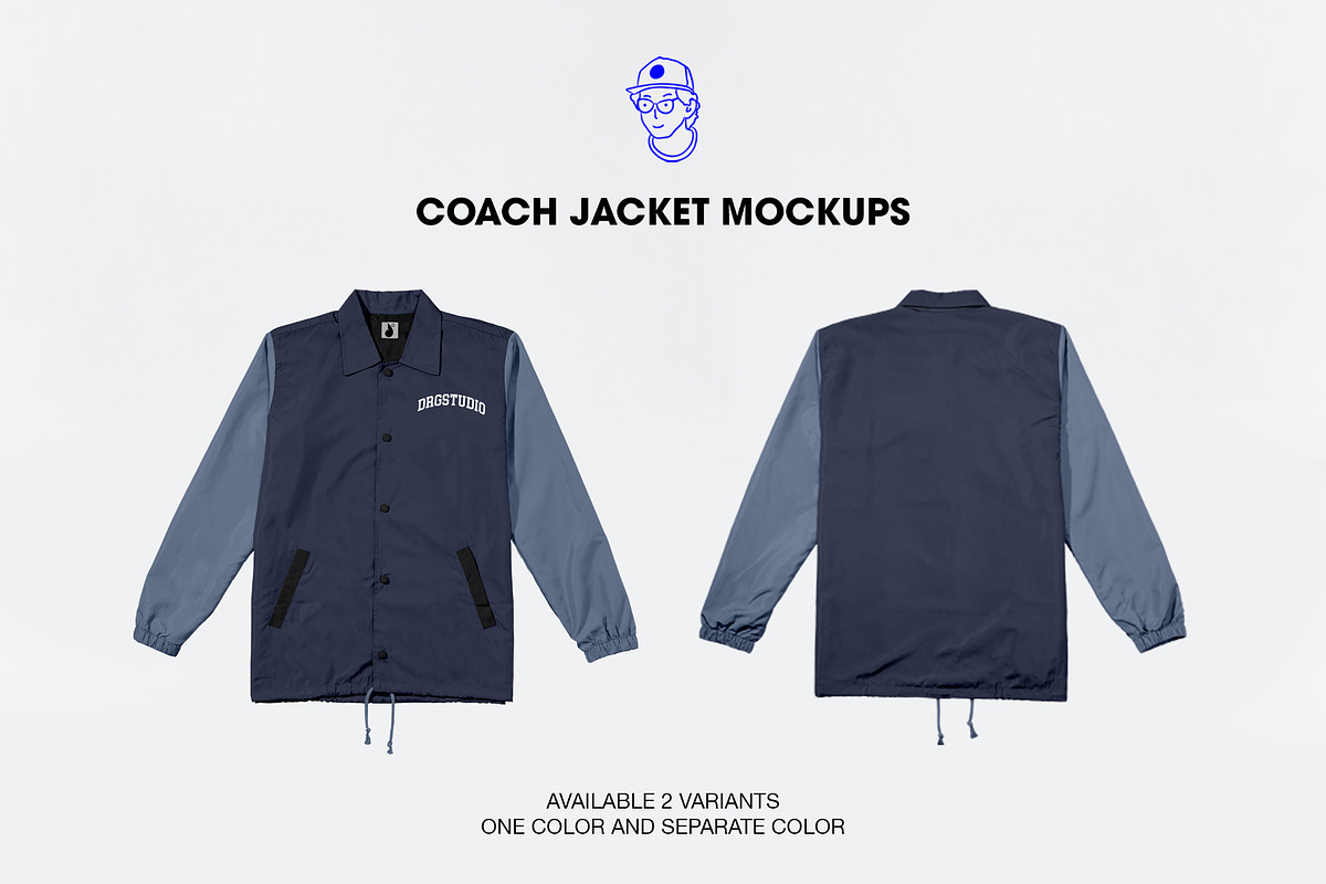 Coach Jacket Mockup, a Shirt Mockup by made_by_nope | Creative Market
