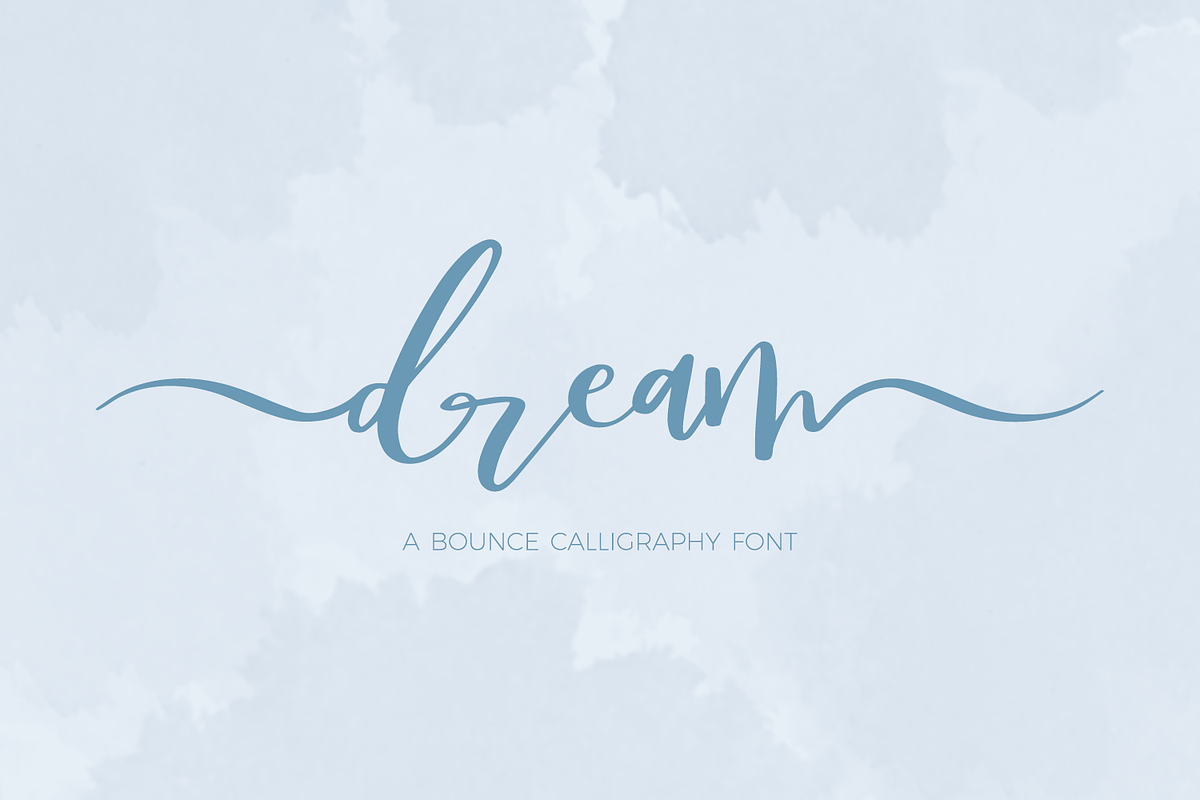 Dream Script with Swashes, a Script Font by Beck McCormick