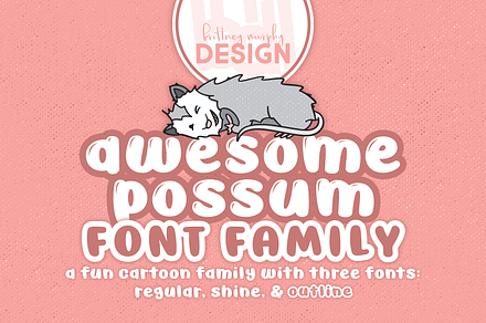 Meatloaf Sketched, a Font by Brittney Murphy Design