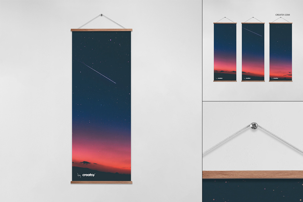 Door Banner Mockup Set, a Mockup by Creatsy