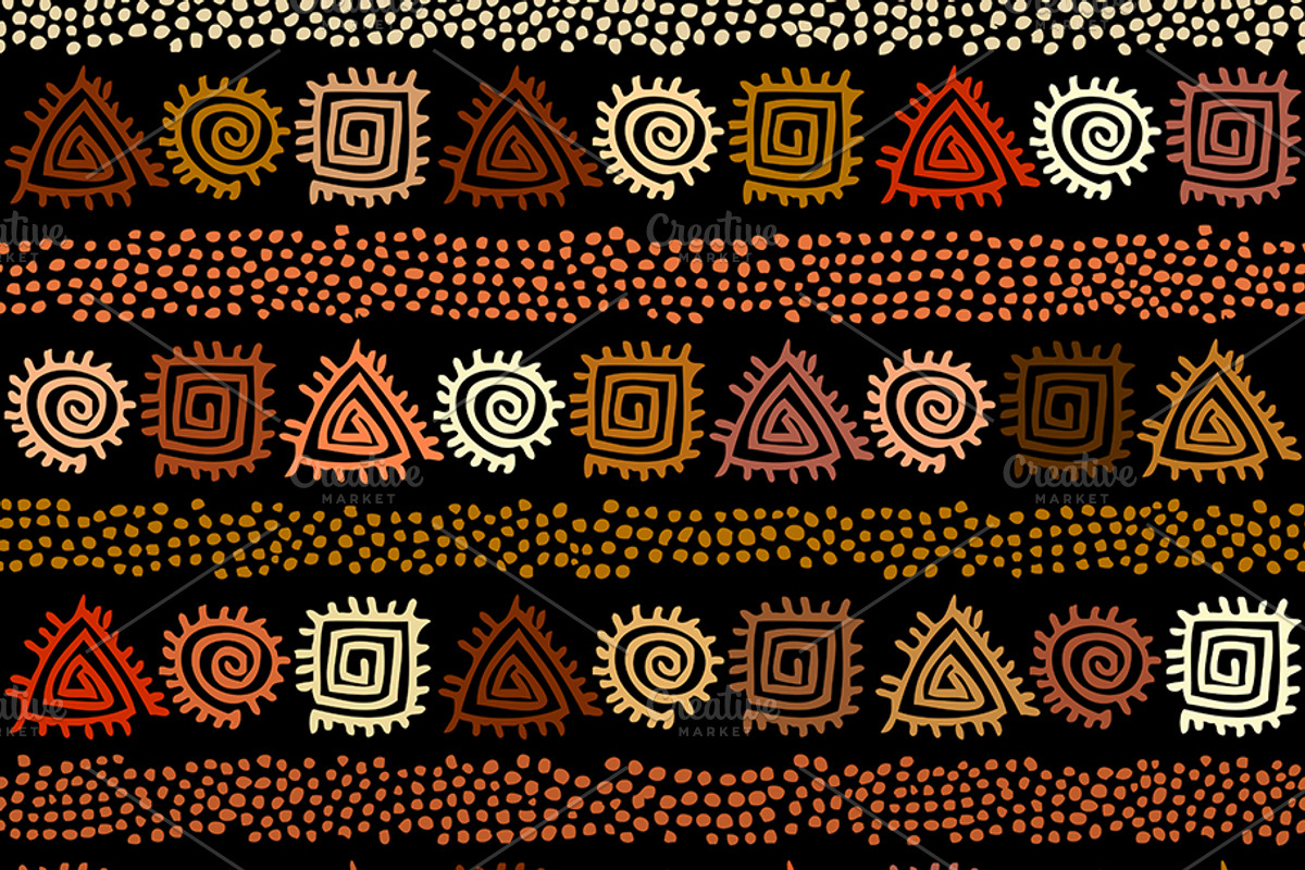 Abstract tribal patterns