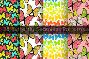28 Butterfly seamless patterns set | Graphic Patterns ~ Creative Market