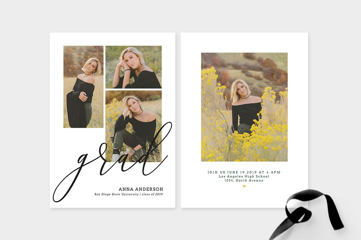 Graduation Card Templates G080, a Card Template by Salsal Design