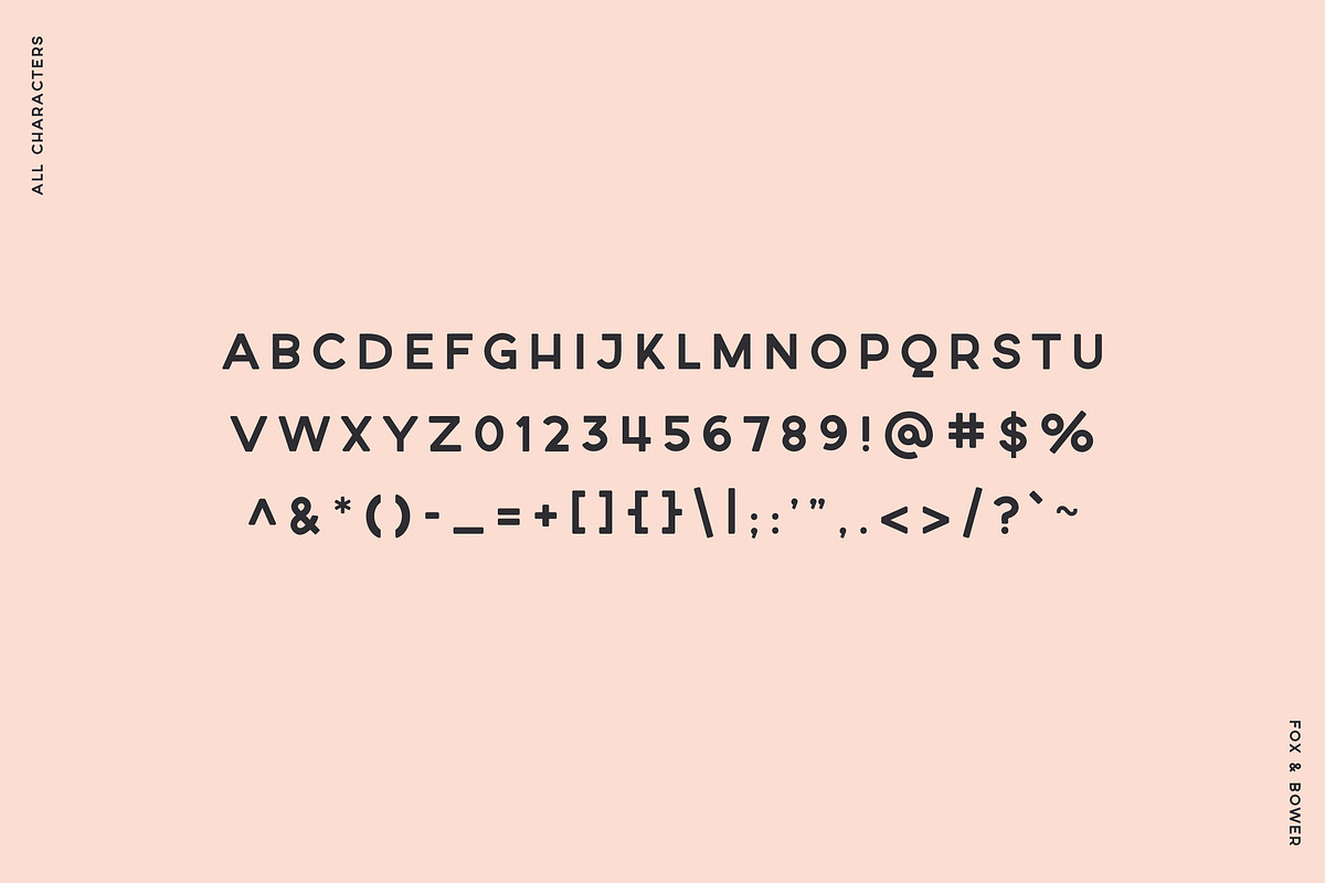 Fox and Bower, a Sans Serif Font by The Routine Creative