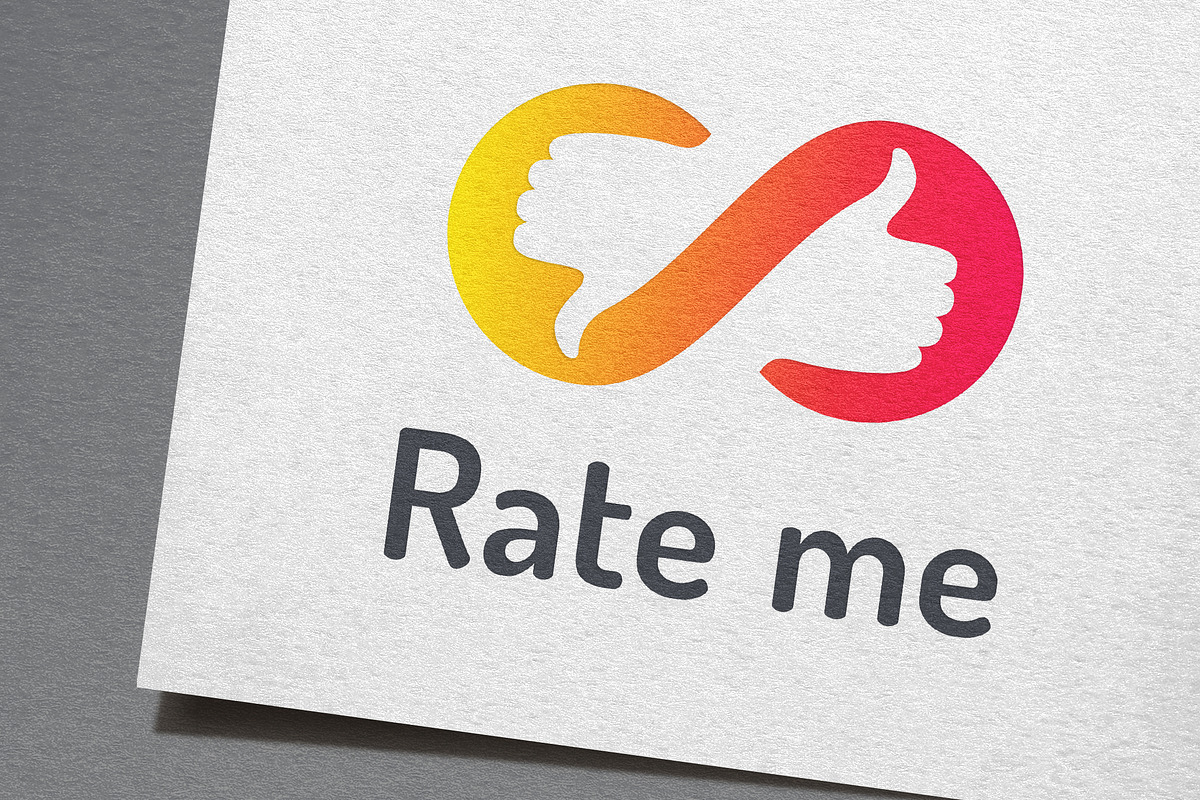 Rate me Logo, a Branding & Logo Template by IKarGraphics
