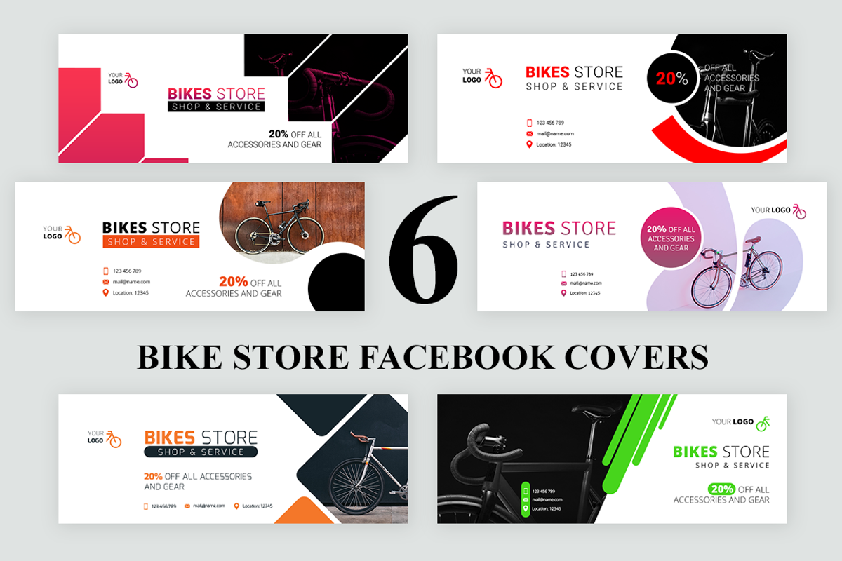 Facebook Covers Mega Bundle, a Social Media Template by UNIK Agency