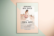 Spring Fashion Sale Flyer, a Flyer Template by KMZVR.Lab