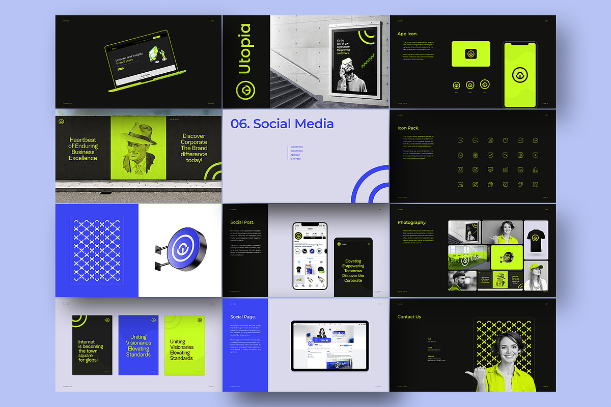 Utopia V2| Brand Guidelines Template