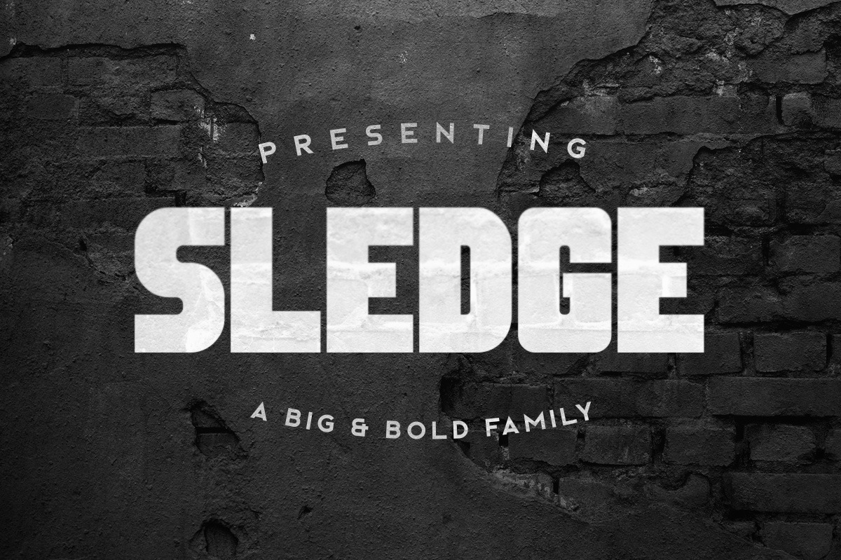Sledge Typeface, a Font by Tugcu Design Co.