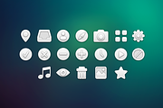 White icons pack, an Icon by Sayid | Creative Market