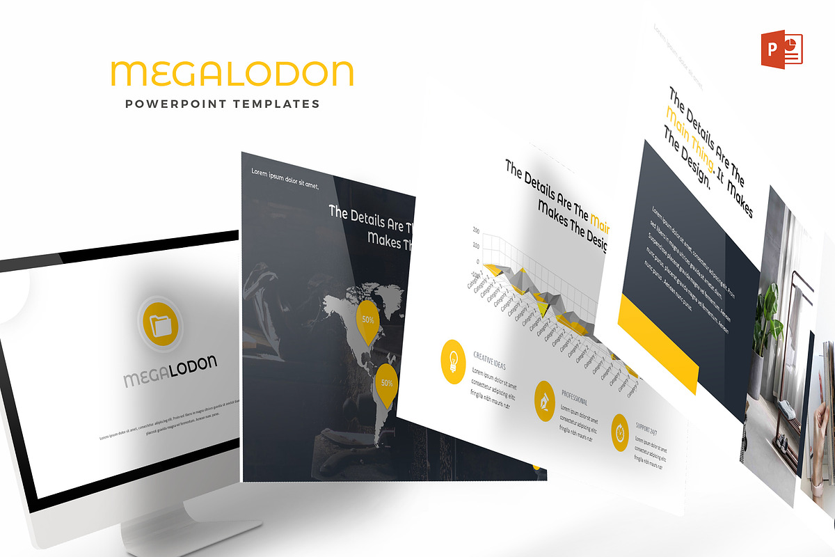 Megalodon - Powerpoint Template, a Presentation Template by AQR Studio
