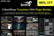 Bootstrap Template With Page Builder, a Bootstrap Template by XpeedStudio