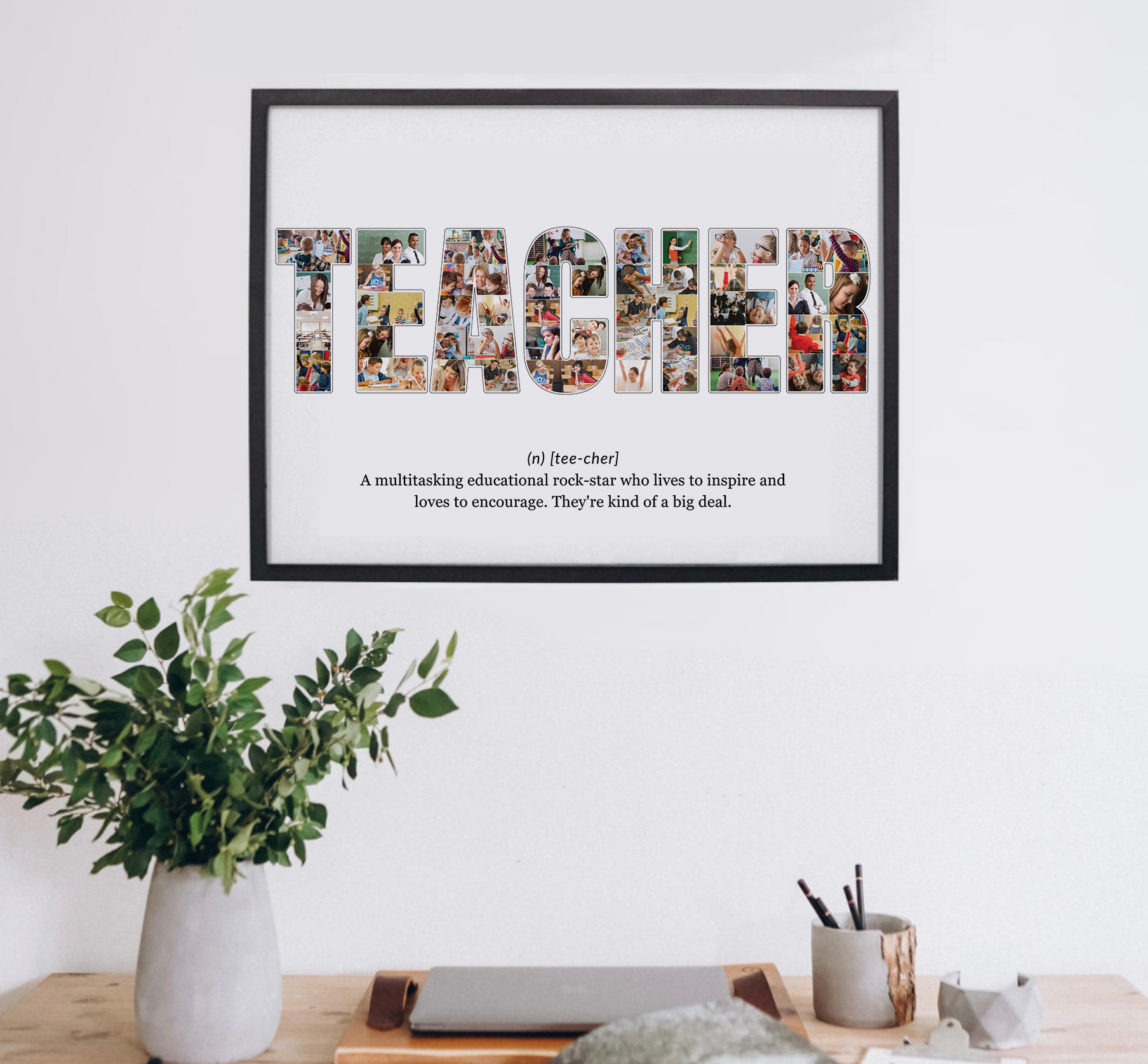 Teacher Photo Collage, a Stationery Template by AIW SOLUTIONS
