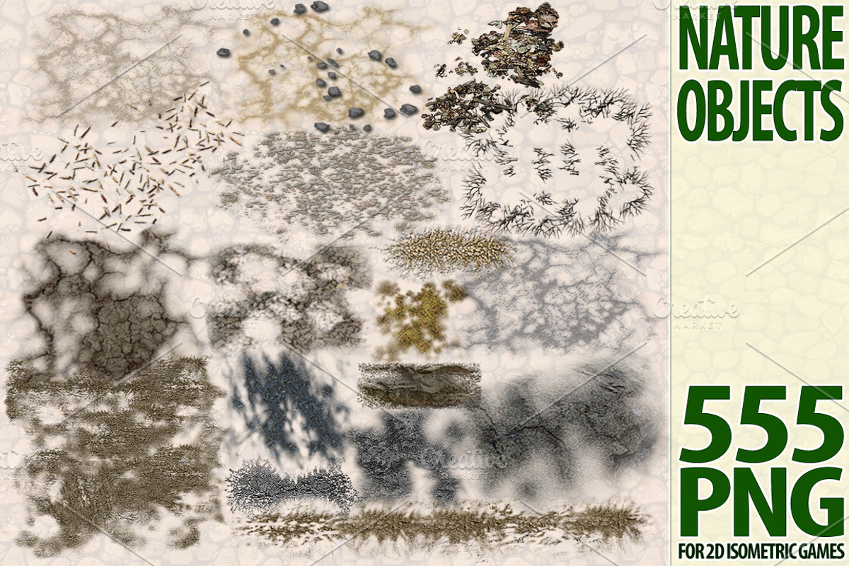 Nature Objects, an Object Graphic by Beatheart Creative Studio