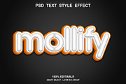 PSD 9 Top Text Effect Editable, a Layer Style Add-On by artditiastd