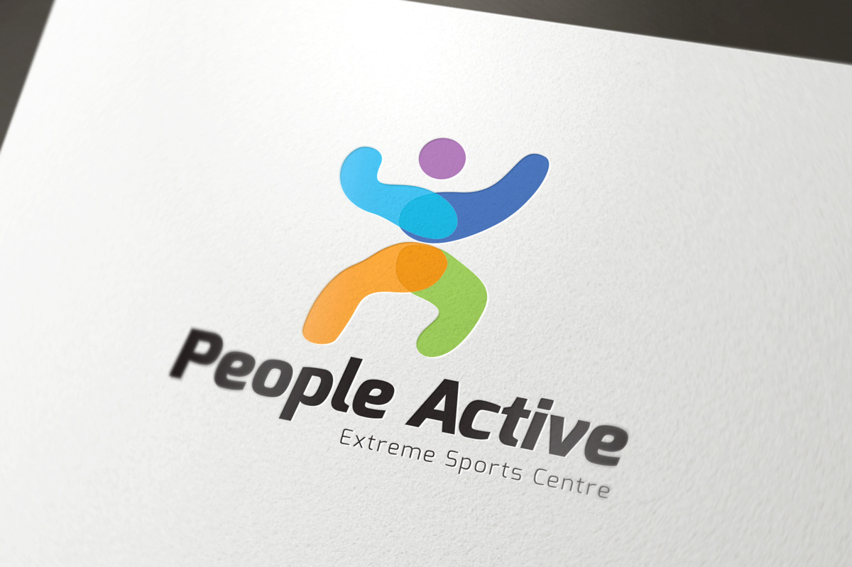 People Active, a Branding & Logo Template by Vectorwins Premium Shop