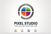 Pixel Studio,P Letter Logo, a Branding & Logo Template by stock6design