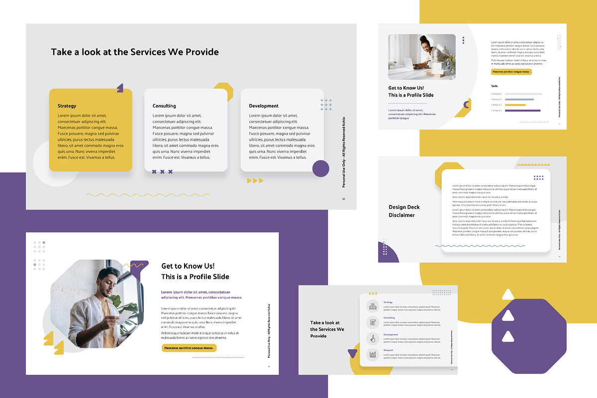 Geometric - Google Slides Template, a Presentation Template by chio ...