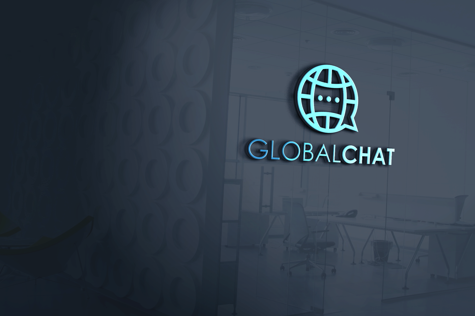 Global Chat Logo Template | Branding & Logo Templates ~ Creative Market