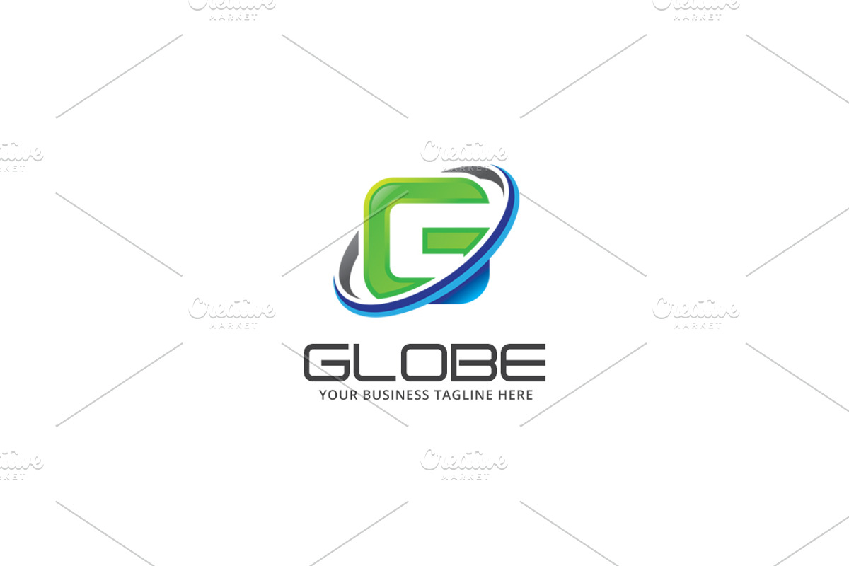 Globe Letter G Logo, a Branding & Logo Template by Slim Studio