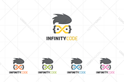 Geek Code Infinity Logo, a Branding & Logo Template by LogoBuy