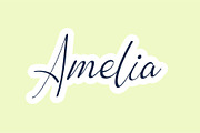 Introducing Amelia - Handwritten Font