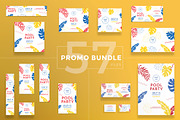 Promo Bundle | Pool Party, a Poster Template by Amber Graphics