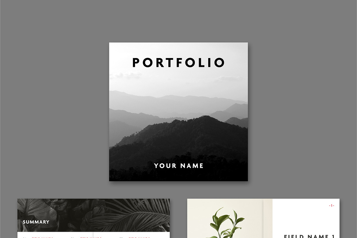 Square Portfolio Layout, a Brochure Template by tomsarraipodesign