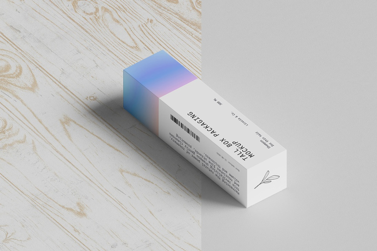 Tall Box Packaging Mockup, a Packaging Mockup by Momogi