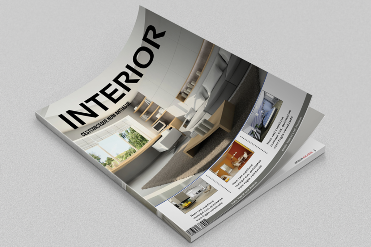 Minimal Furniture Magazine, a Magazine Template by moel