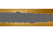Gold metal rip hole, horizontal, a Texture Graphic by art PVP - market