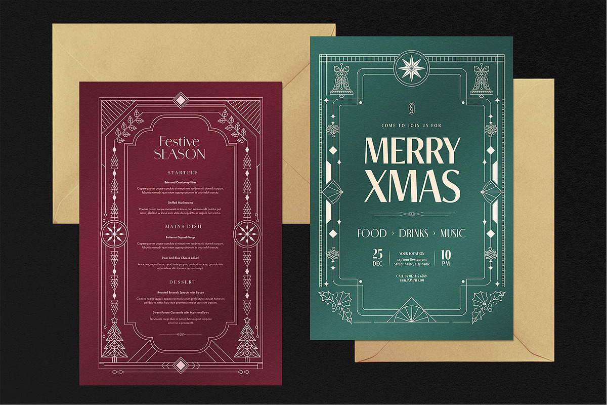 Christmas Borders & Frames Pack, an Object Graphic by DesignerCandies