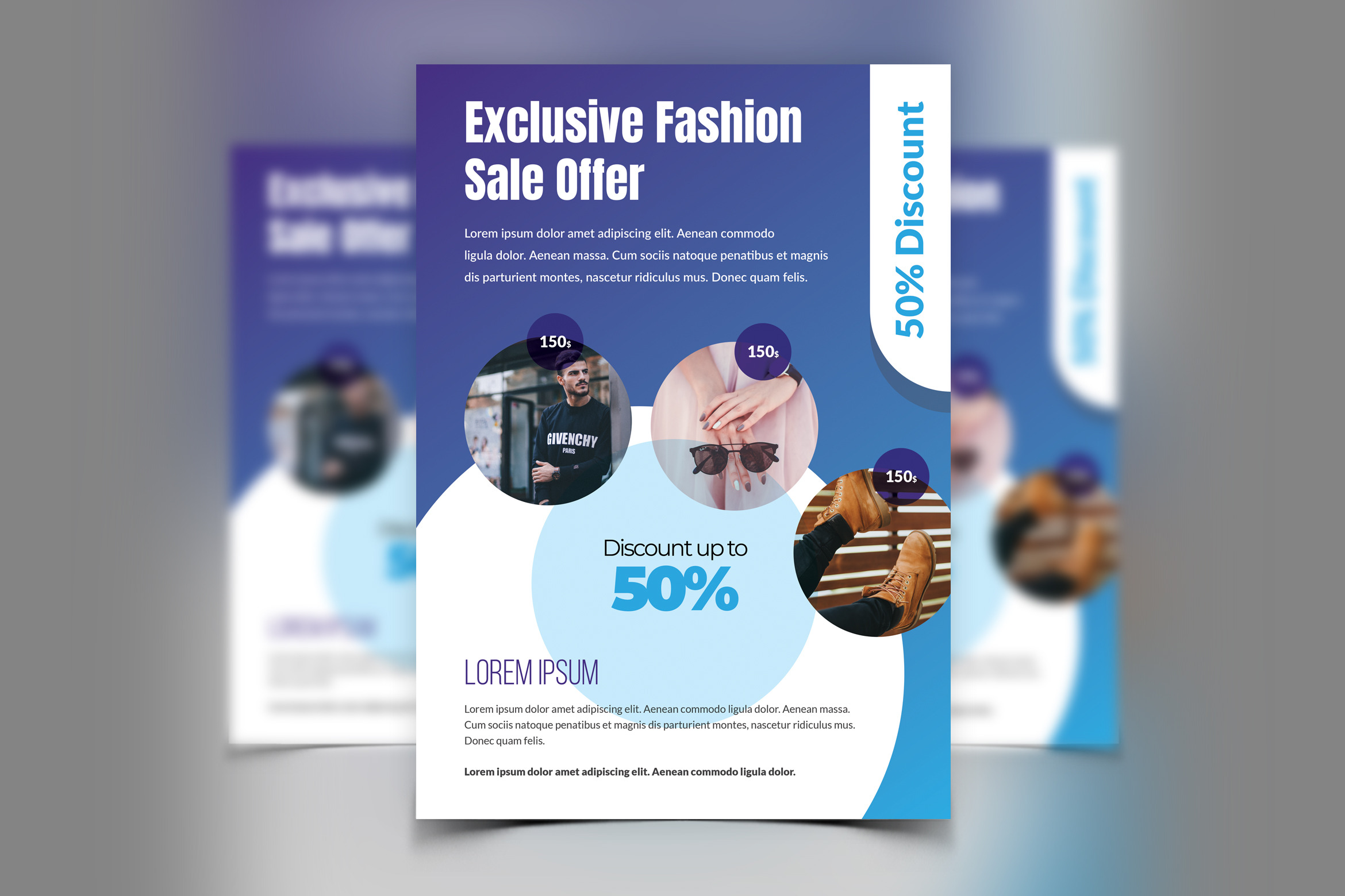 Fashion Sale Discount Flyer, a Flyer Template by ZAAS